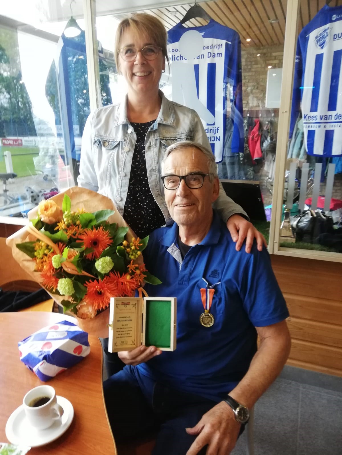 Leo Keijzer onderscheiden | sv Warmunda